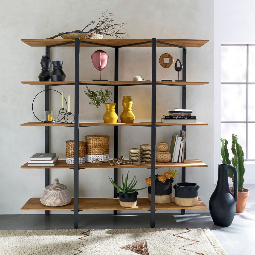 Etagere Bois Et Metal