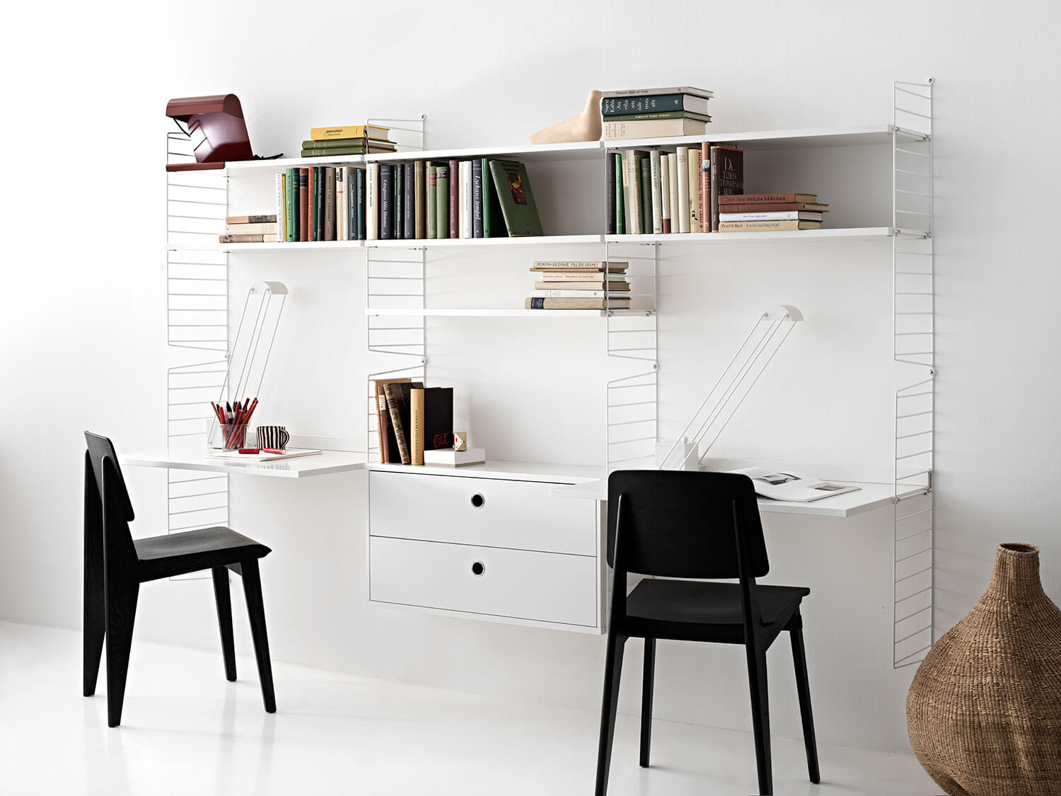 Home office : un bureau String furniture - Frenchyfancy