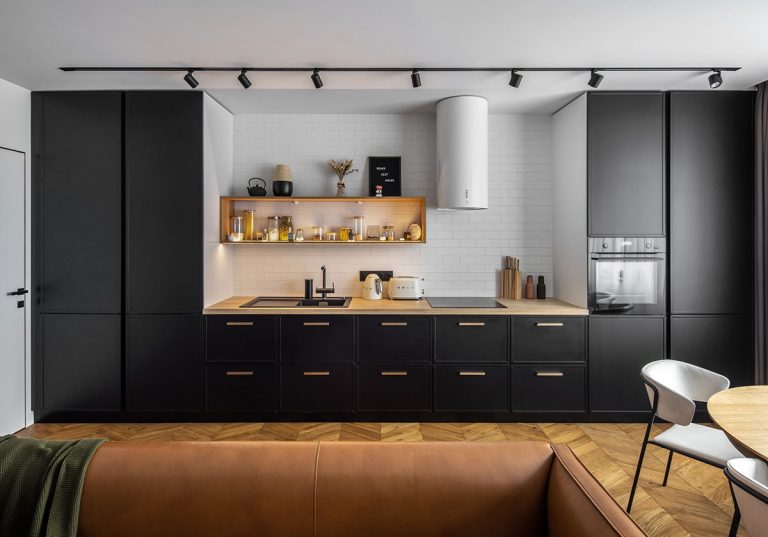Cuisine noire : les 25 meilleures idées déco - Frenchyfancy