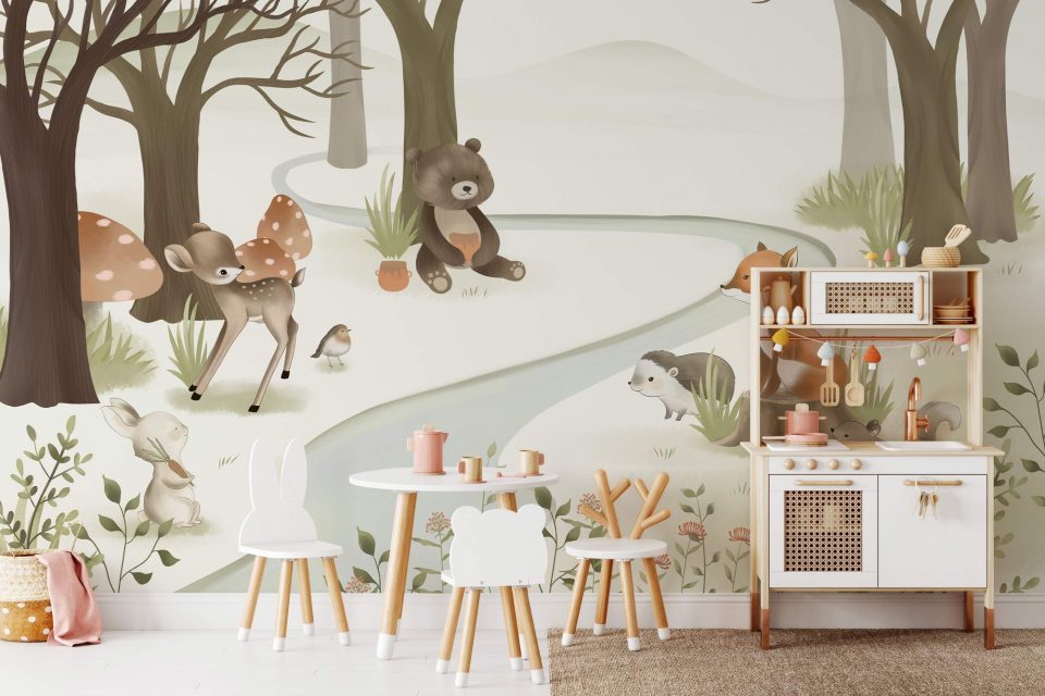 Du papier peint pour une chambre d'enfant - Frenchy Fancy