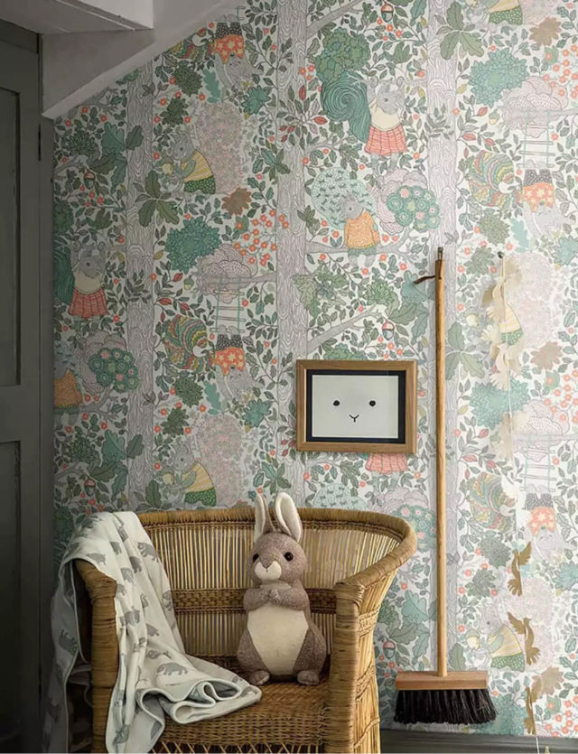 6 modèles de papier peint animaux pour une chambre d'enfant