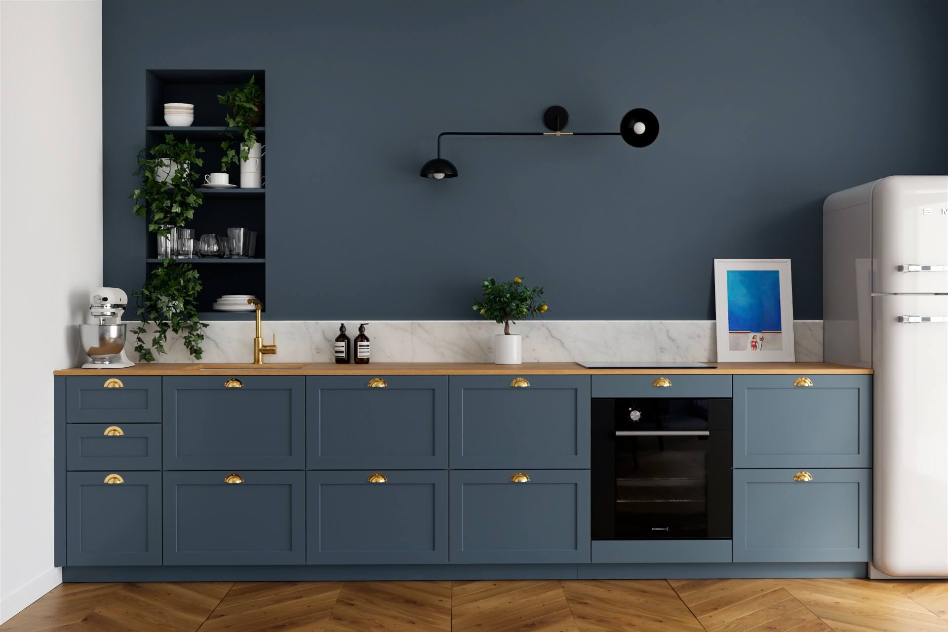 L'élégance intemporelle d'une cuisine Shaker - Frenchyfancy