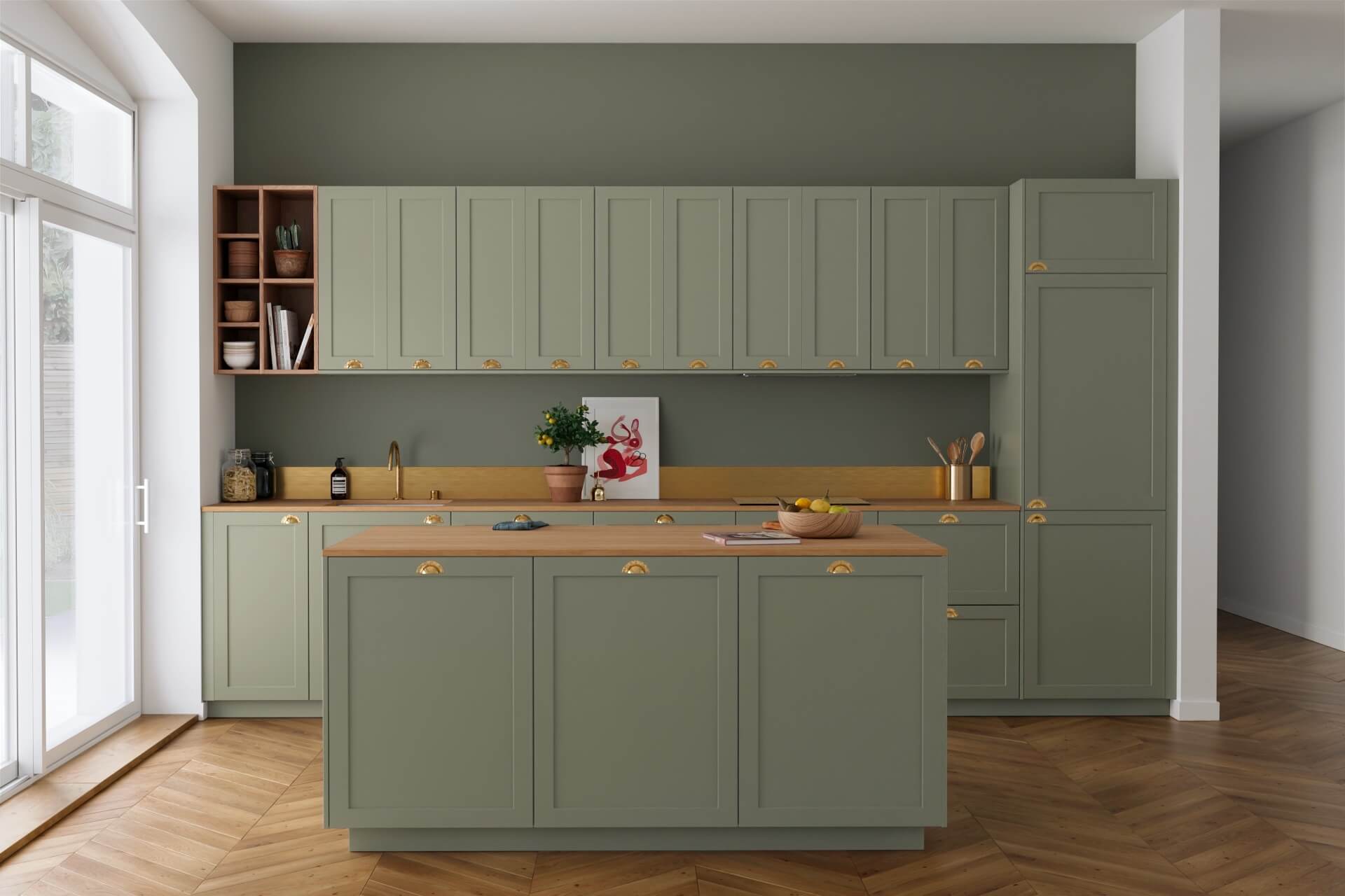 L'élégance intemporelle d'une cuisine Shaker - Frenchyfancy