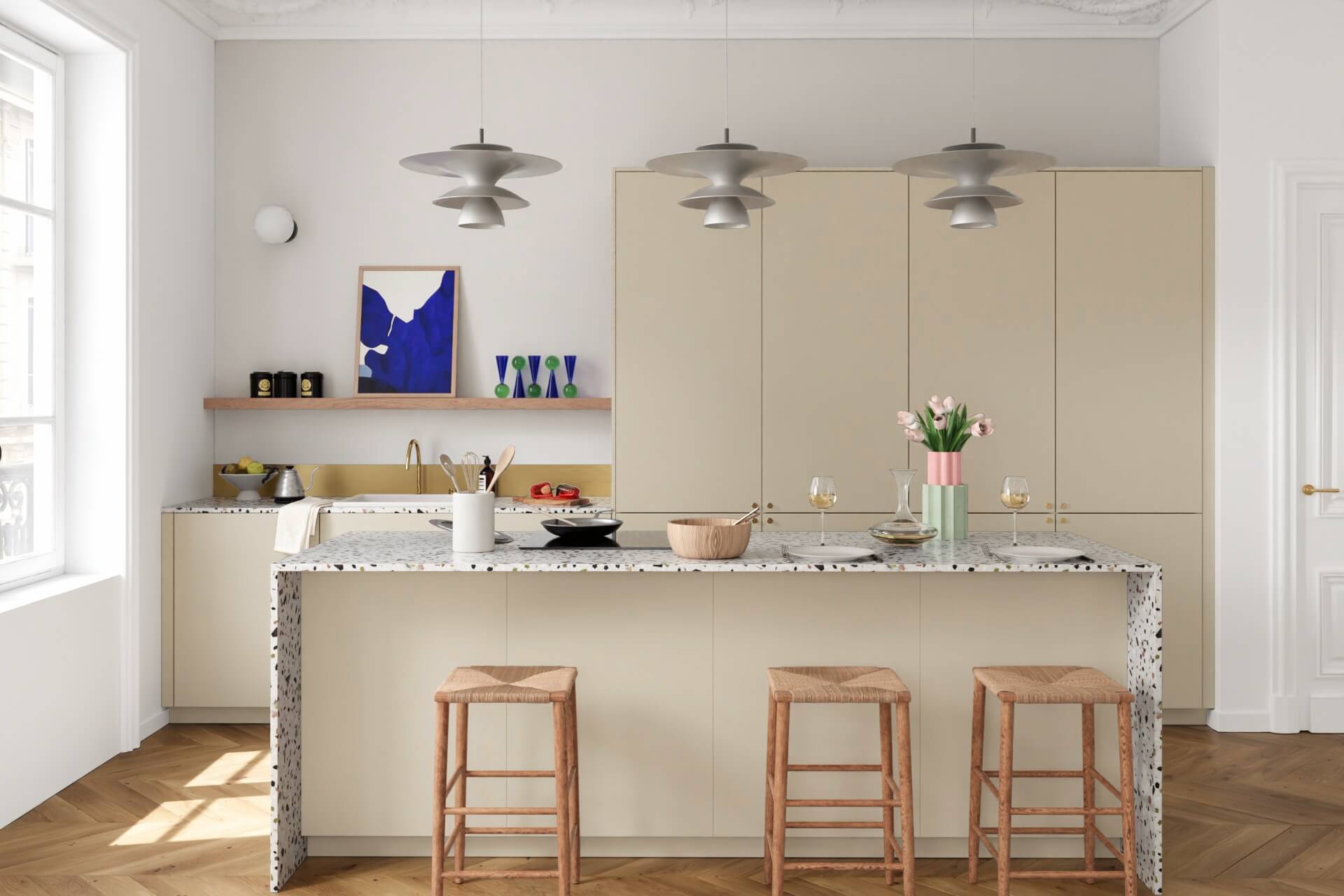 Cuisine beige : 15 idées pour un intérieur intemporel et élégant ...